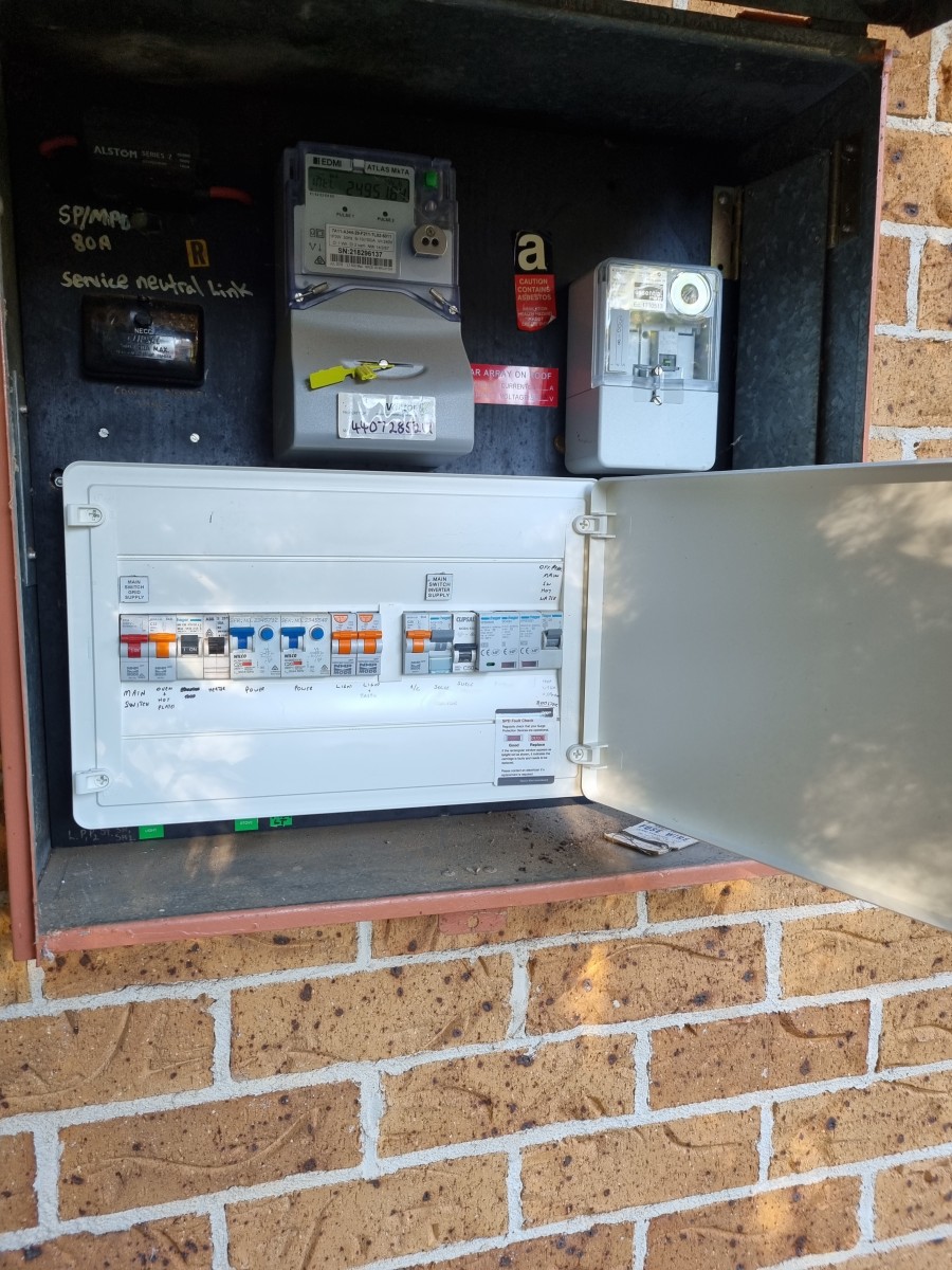 Switchboard Upgrade with Safety Switches and Surge Protection in Armidale